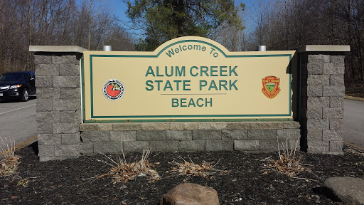 Alum Creek State Park Beach Sign Portal in Africa Ohio United States ...