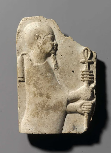 Relief of Ptah Holding Ankh and Djed - Unknown — Google Arts & Culture
