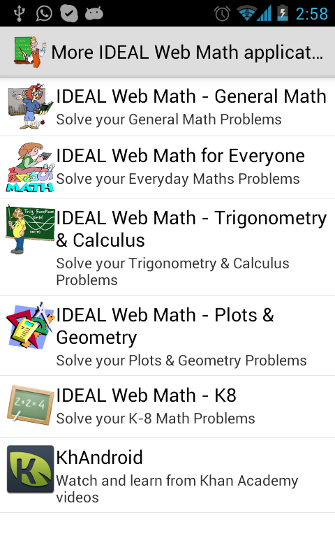 IDEAL Web Math Algebra - Android Apps on Google Play