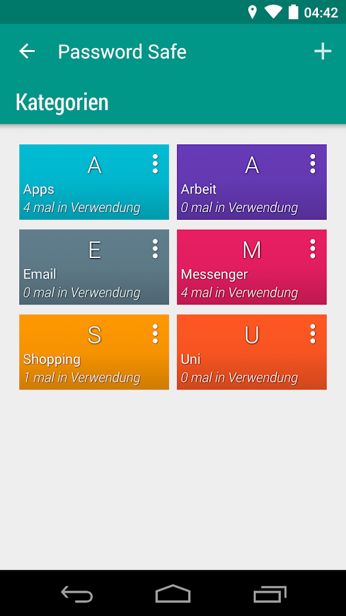 Password Safe - screenshot