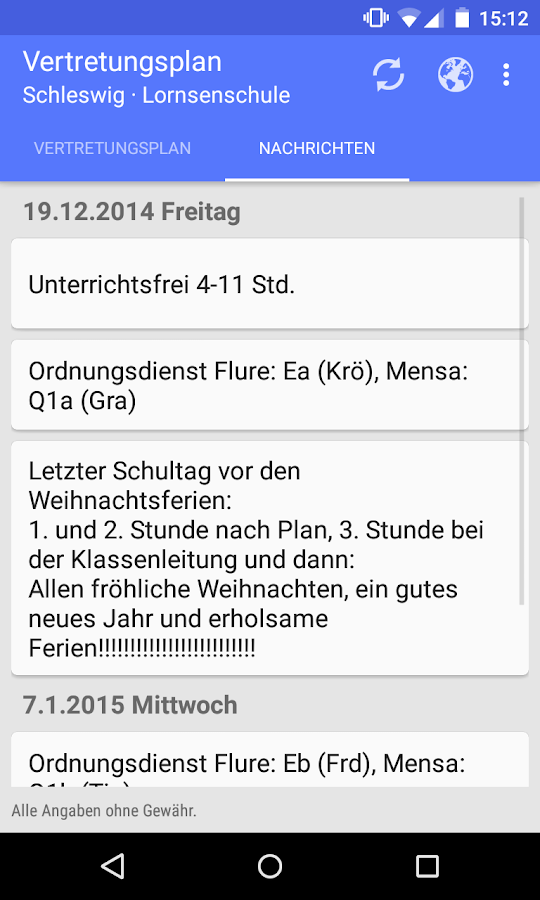 Vertretungsplan - 500+ Schulen – Android-Apps auf Google Play