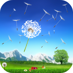 Dandelion Live Wallpaper by Crown Apps - Versi Terbaru 1.0.7 Untuk Personalisasi Aplikasi Android