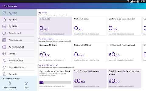 MyProximus – Keep an eye on your usage, at any time. – Android Tools Apps