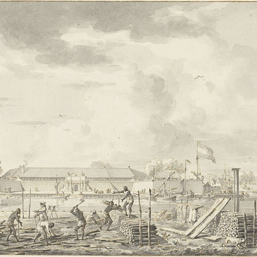 Het Kasteel te Batavia, Dirk Langendijk, after Hendrik Kobell, 1780 ...