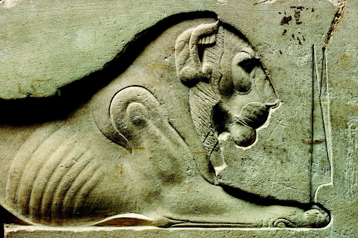 Egyptian Lion relief — Google Arts & Culture