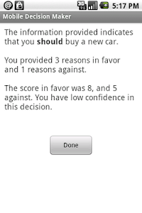 Mobile Decision Maker – Make better decisions by listing Pros and Cons ...