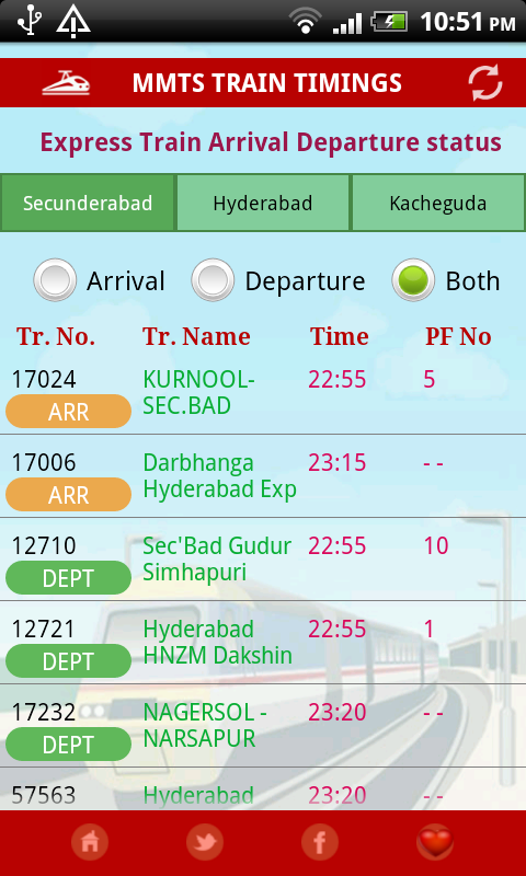 MMTS Train Timings - Android Apps on Google Play