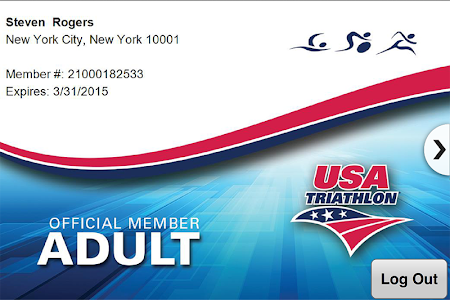 USA Triathlon Card – USA Triathlon membership card app displays ...