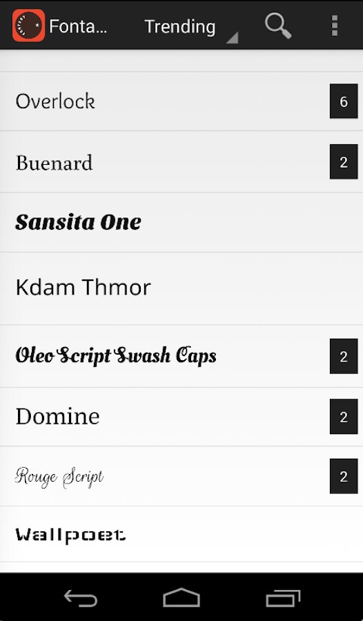 Fontasy - Google Fonts Browser - Android Apps on Google Play