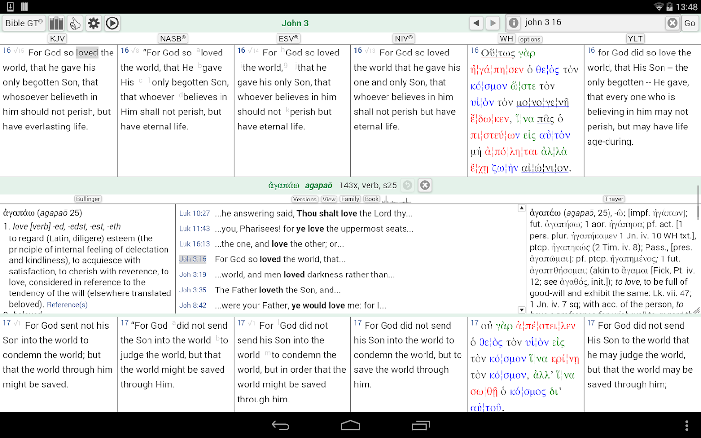 Side-by-side Parallel Bible - Android Apps on Google Play