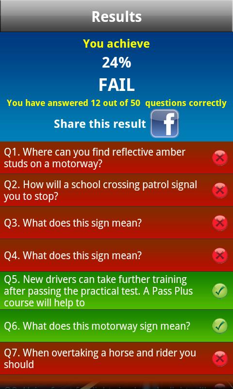 Theory Test UK Free 2016 (CAR) - Android Apps on Google Play