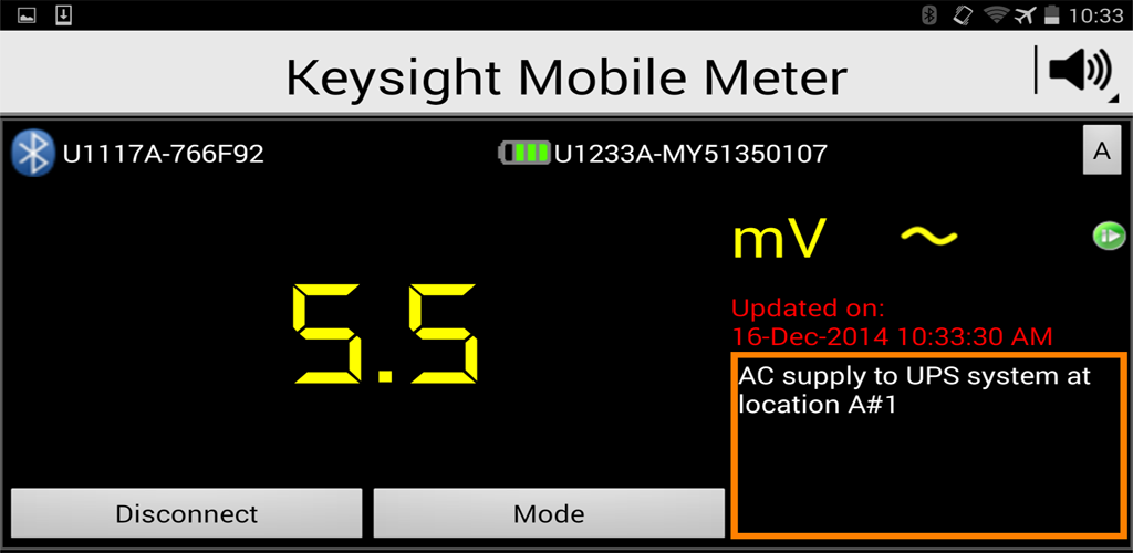 Keysight Mobile Meter - เวอร์ชันล่าสุด Version 2.2.0 สำหรับ Android App Productivity