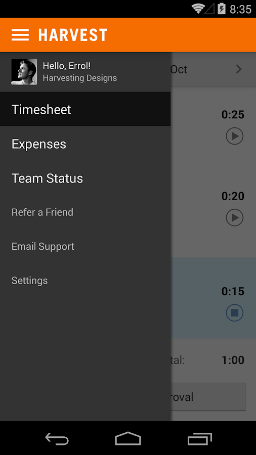 Harvest Time Tracker - Android Apps on Google Play