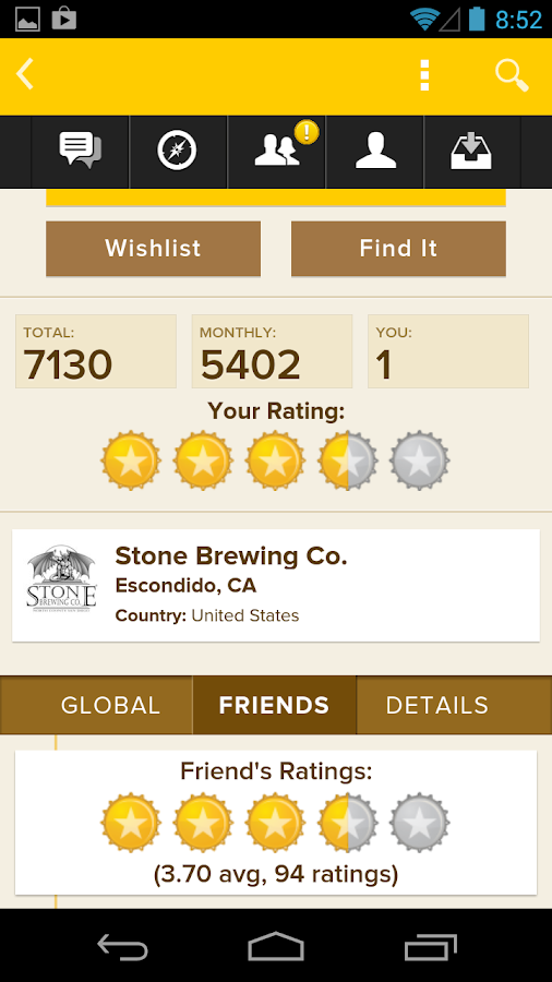 Untappd - Discover Beer - Applications Android sur Google Play