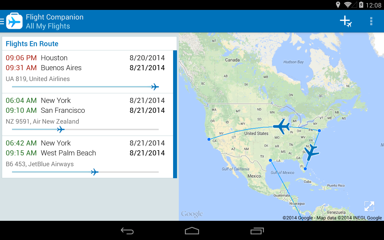 The Flight Tracker Free Android Apps On Google Play