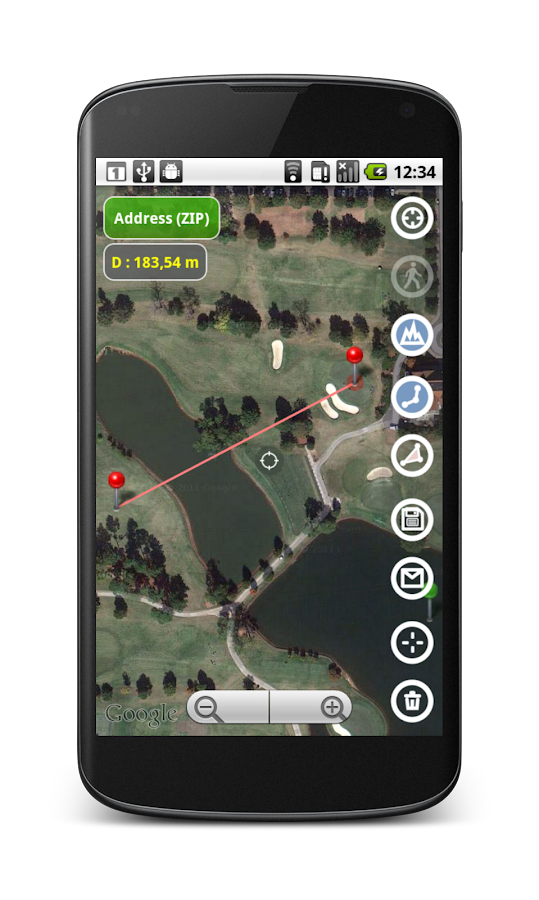 Planimeter - GPS Fläche messen - screenshot