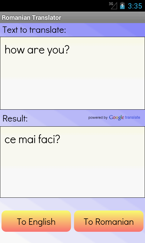 Romanian English Translator - Android Apps on Google Play