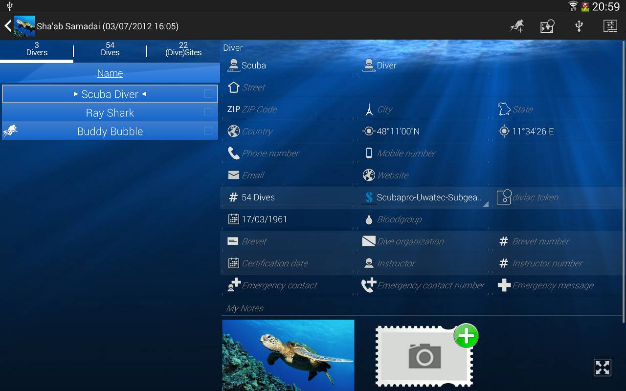 DiveMate (Carnet de Plongée) – Applications Android sur Google Play