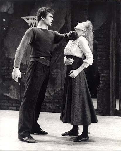 Kathleen Moore and Victor Barbee in The Informer. - Photo by Martha ...