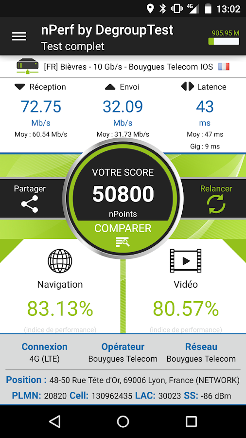 Speed test - Débit Internet & Test wi-fi, 3G, 4G – Applications Android ...