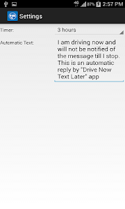 Drive Now Text Later – Distracted driving no more. Finally, an app ...