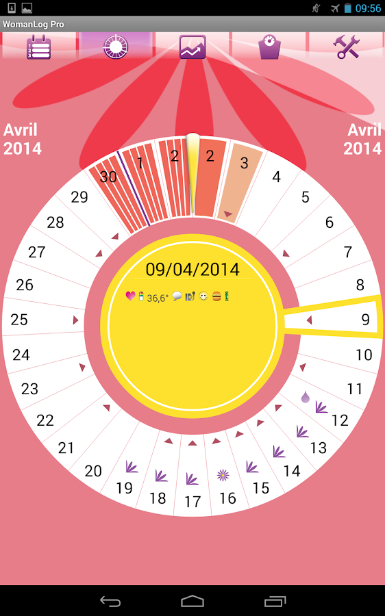 WomanLog Pro Calendrier – Applications Android sur Google Play