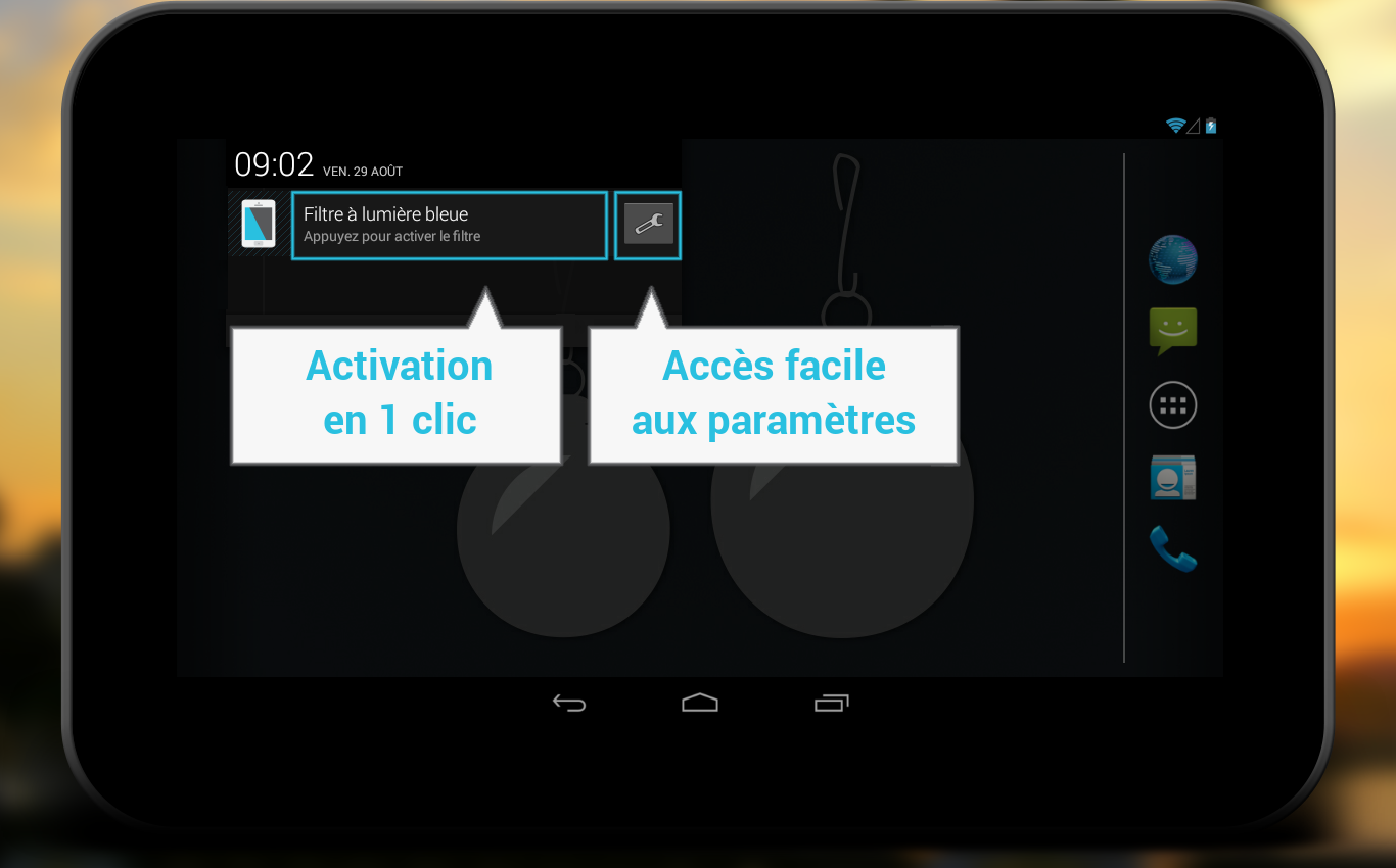 Filtre à lumière bleue – Applications Android sur Google Play