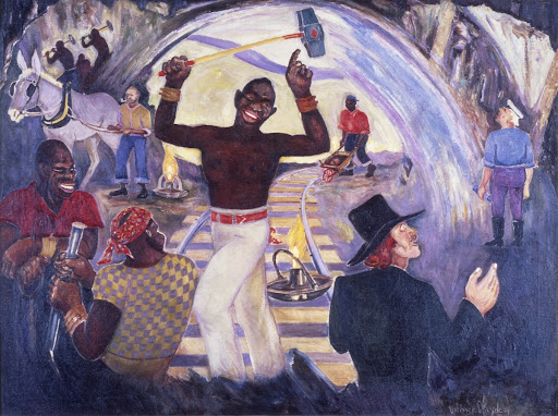 His Hammer In The Wind - Palmer C. Hayden — Google Arts & Culture