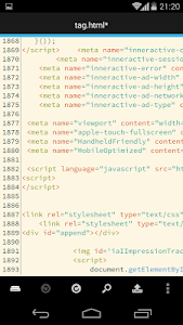 DroidEdit Pro (code editor) – DroidEdit Pro – a source code editor for ...