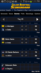 College Basketball Scoreboard – Up to the minute college basketball ...