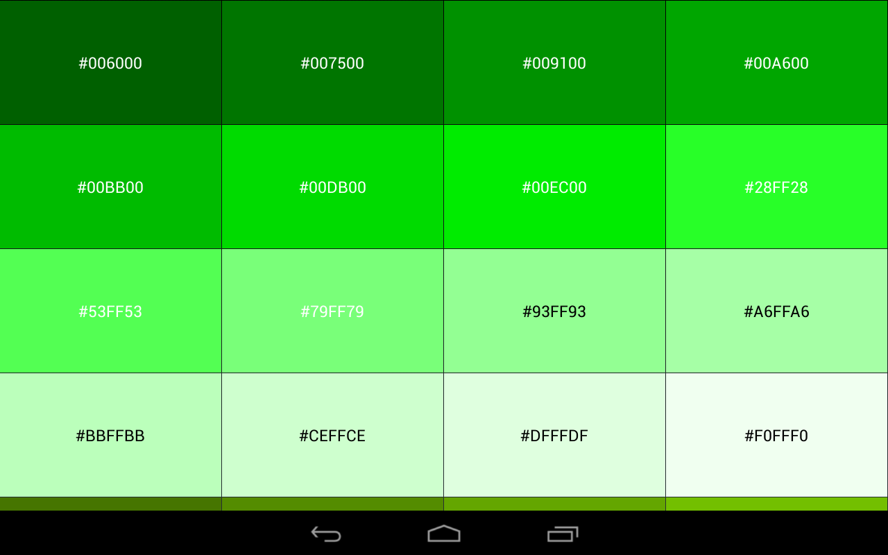 Color Green Code DriverLayer Search Engine