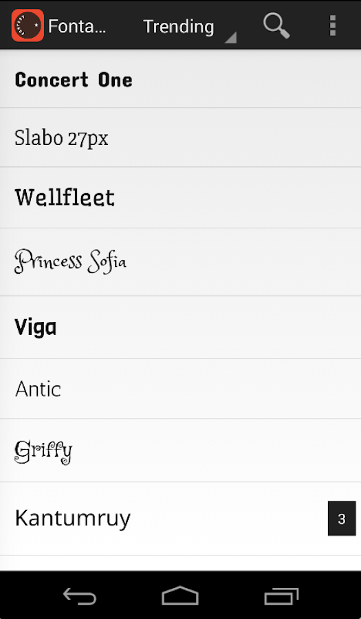 Fontasy - Google Fonts Browser - Android Apps on Google Play