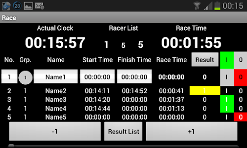 Race Timer Uni – Race Timer Uni is suitable for various sports where ...