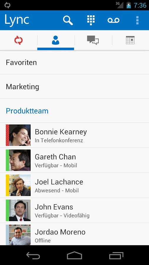 Lync 2013 – Android-Apps auf Google Play