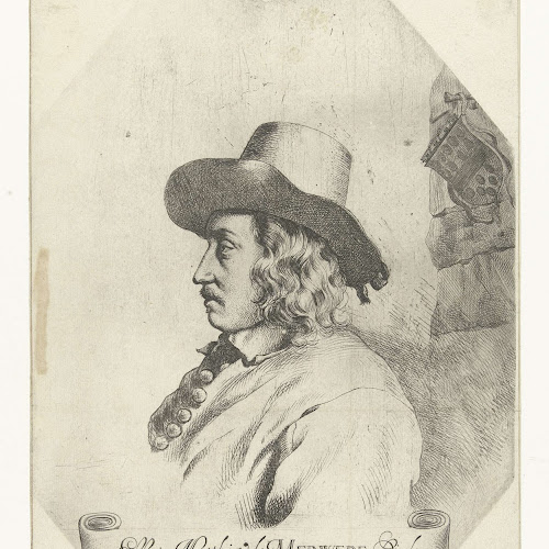 Portret van Matthijs van der Merwede, heer van Clootwijk, Jan Gerritsz ...