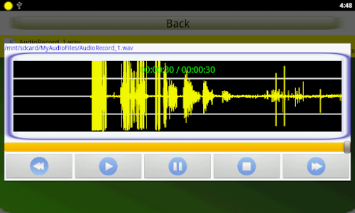 Audio Recorder – Support real-time voice waveform display. – Android ...