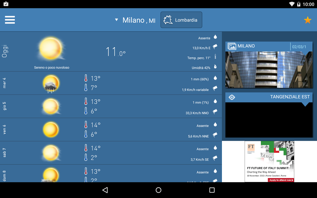 3B Meteo - Previsioni Meteo - App Android su Google Play