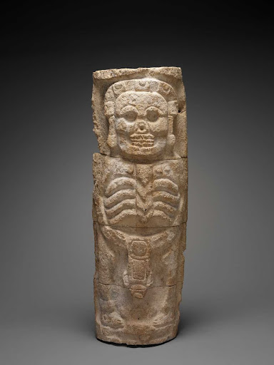 Sculpture representing Ah-Puch, the god of death - Unknown — Google ...