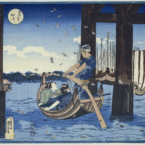 Tsukuda Island, Utagawa Kuniyoshi, 1831 - 1835 - Rijksmuseum