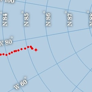 Polar News ExplorersWeb - North Pole skiers drifting significantly ...