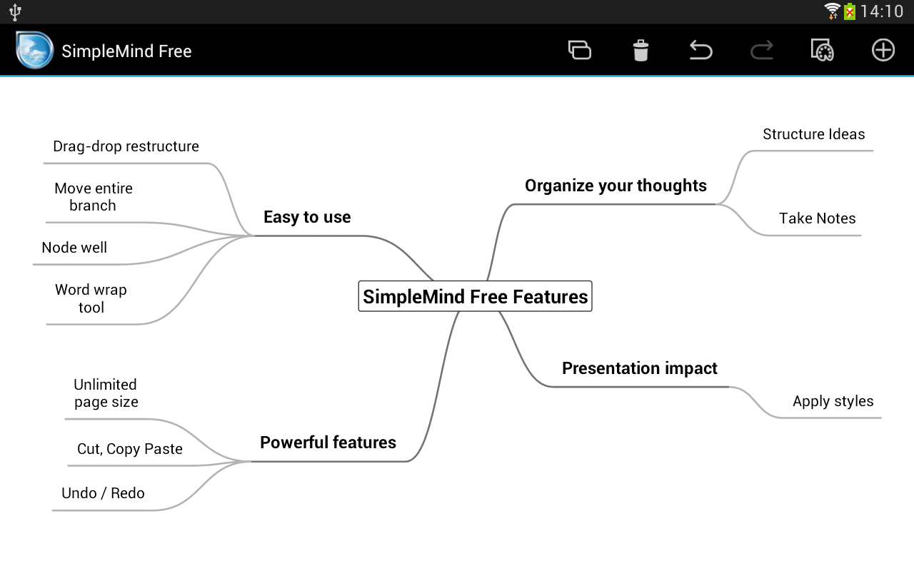 SimpleMind Free mind mapping