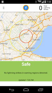 Lightning Alert / Notification – Android Weather Apps