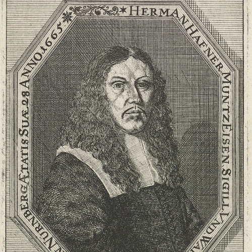 Portret van Hermann Haffner op 28-jarige leeftijd, Johann Friedrich ...