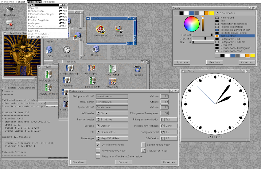 Amiga Workbench Simulation by Michael Rupp | Experiments with Google