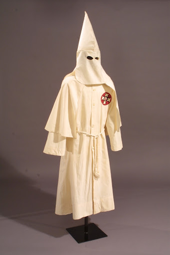 Ku Klux Klan Robe and Hood, circa 1925 — Google Arts & Culture