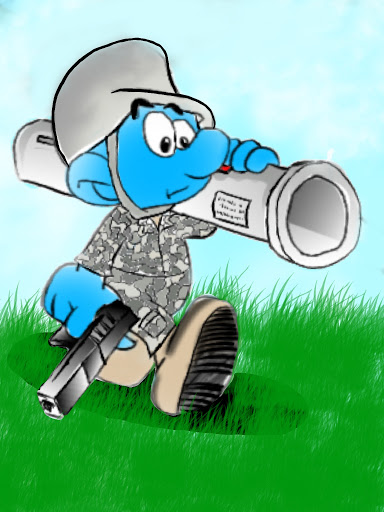 army smurf by Brian