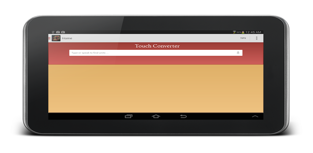 Touch&Convert - Unit Converter - Latest version 1.0.0 for Android App Tools