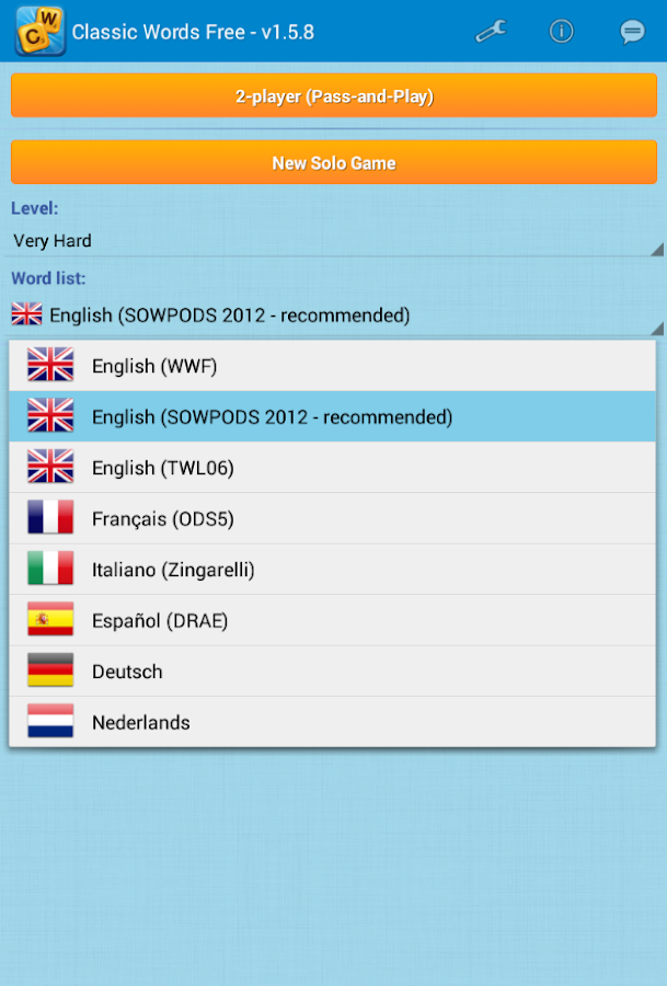 Classic Words Solo - Android Apps on Google Play