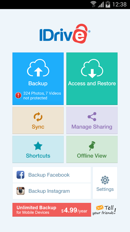IDrive Online Backup - Aplicaciones de Android en Google Play