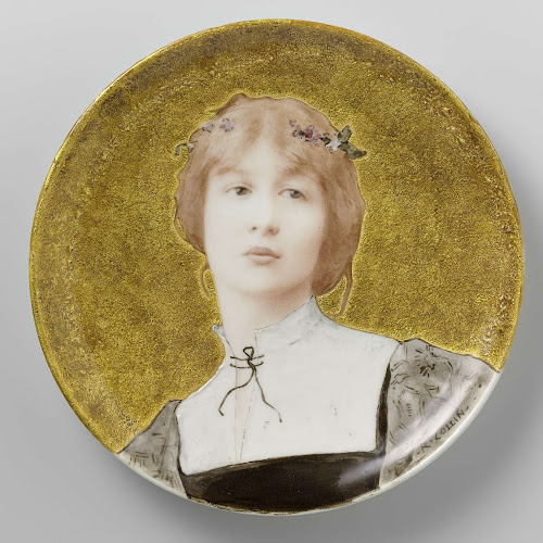 Decorative plate, Théodore Deck, c. 1878 - c. 1885 - Rijksmuseum